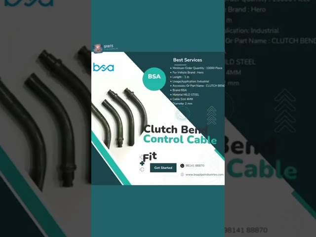 Bike Clutch Bend Manufacturer from Ludhiana