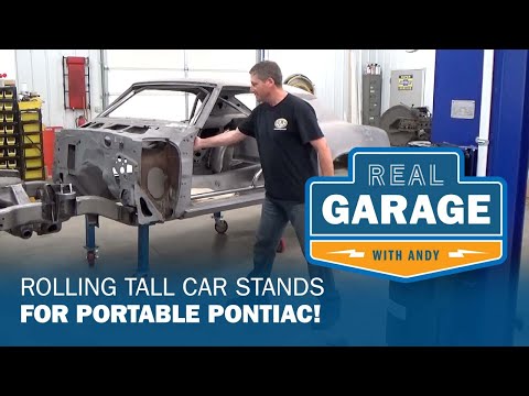 Real Garage: Rolling Tall Car Stands for Portable Pontiac! (Season 4, Episode 3)
