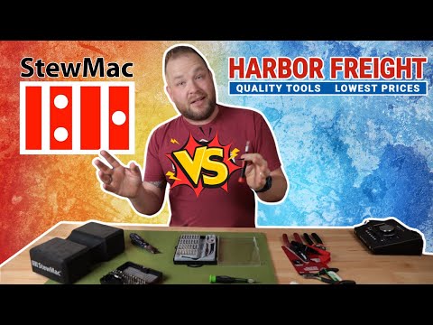 Guitar Tool Shootout! @stewmac VS Harbor Freight!