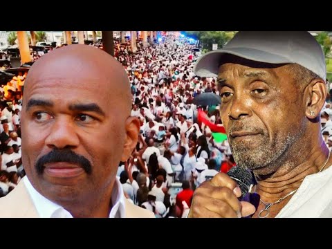 FUNERAL: Steve Harvey Honours Frankie Beverly Ahead After His Death