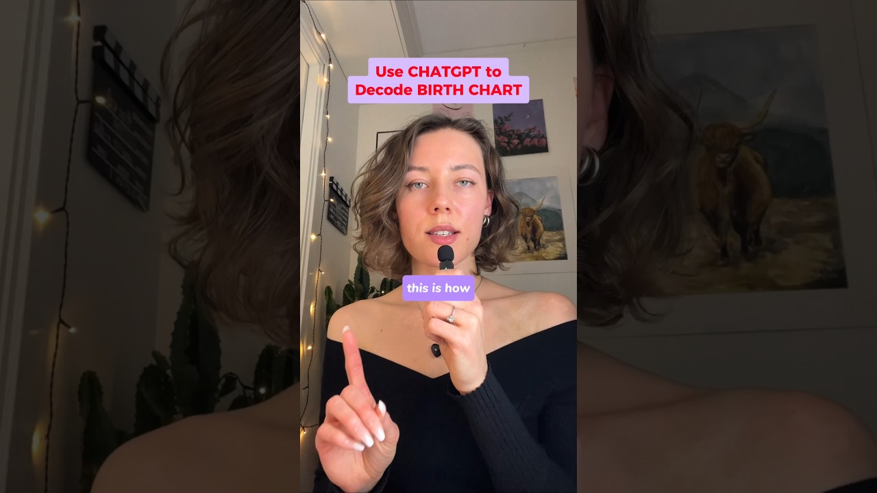 Use ChatGPT to read your astrology birth chart. how to read birth charts. chatgpt lifehack. Tips