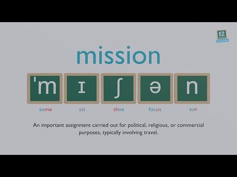 How to pronounce mission ?