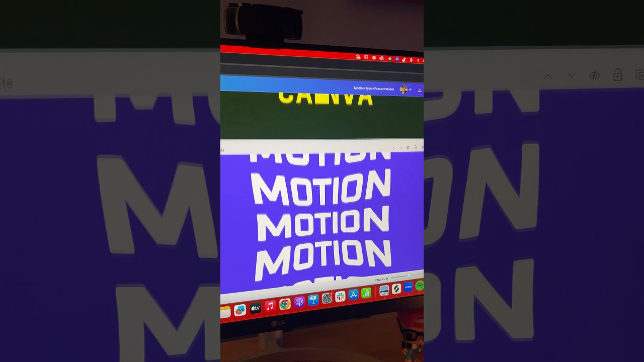 Animated Text Motions in Canva