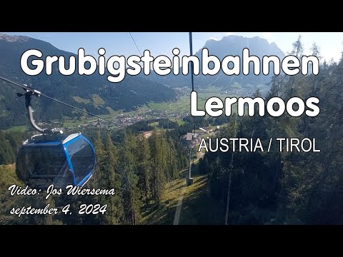 Lermoos - Grubigsteinbahnen - Austria - Zugspitz Arena - Tirol [4K} @WalkWatch01