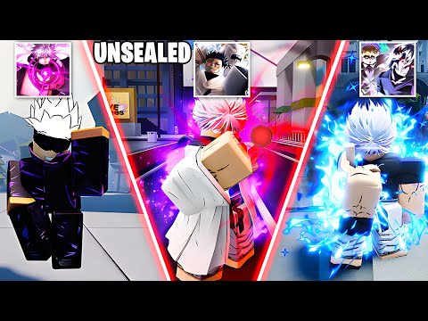 Using GOJO in Different Roblox Jujutsu Kaisen Games