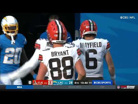 David Njoku is a tight end?