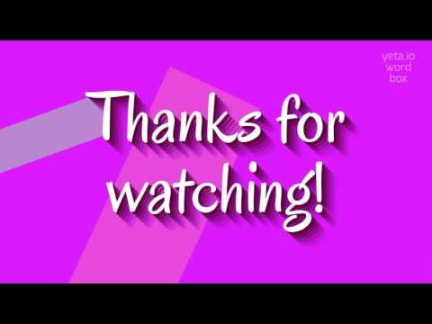 SEDIMENTS - HOW TO PRONOUNCE IT?