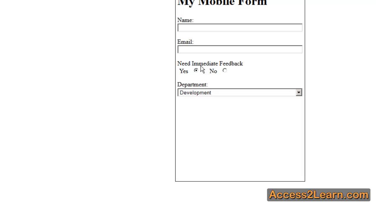 Making Forms More Usable on Mobile Devices