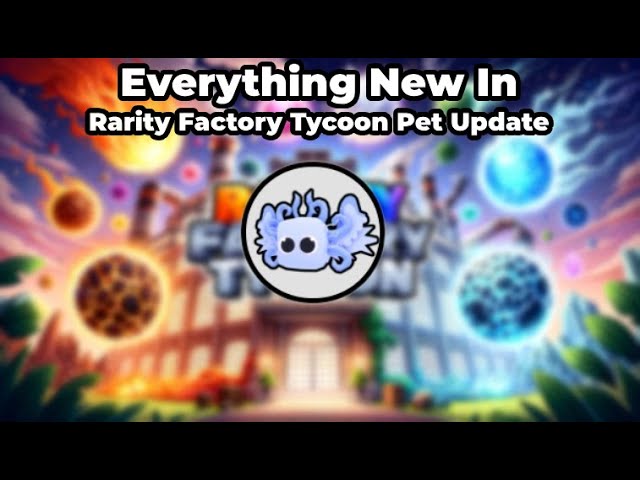 Roblox: How to play Roblox Rarity Factory Tycoon