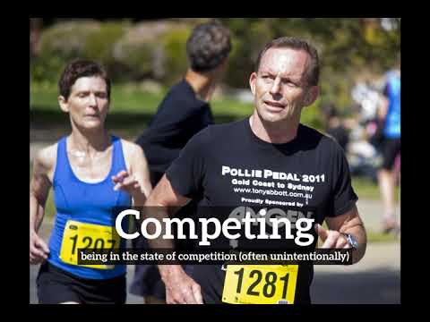 How to Say Competing in English? | What is Competing? | How Does Competing Look?