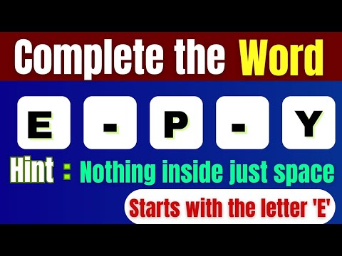 Can you Guess the missing letters ?🤔🧩|Five letter words challenge|Word mystery