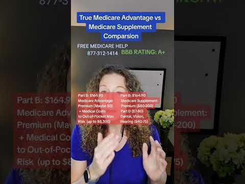True Medicare Advantage vs Medicare Supplement Comparsion