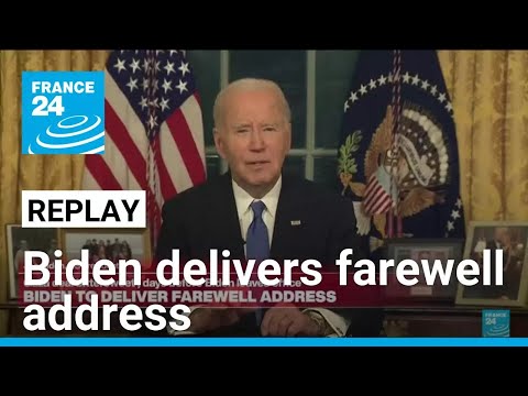 REPLAY: Joe Biden delivers farewell address • FRANCE 24 English