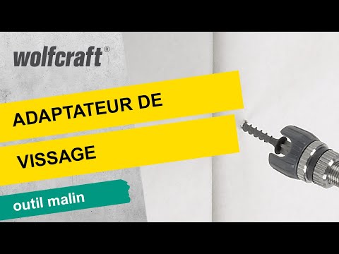 Comment visser parfaitement les plaques de plâtre - adaptateur de vissage