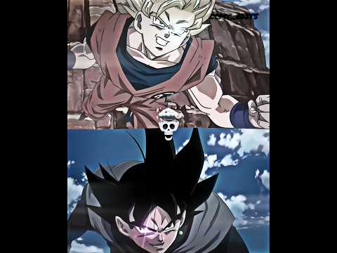 Goku x Goku Black ☠️💀 #goku #dragonball #dbs #gokublack #skulledit