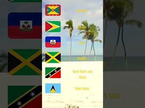 The 16 sovereign countries of the Caribbean. #caribbean #travel #adventure #westindies