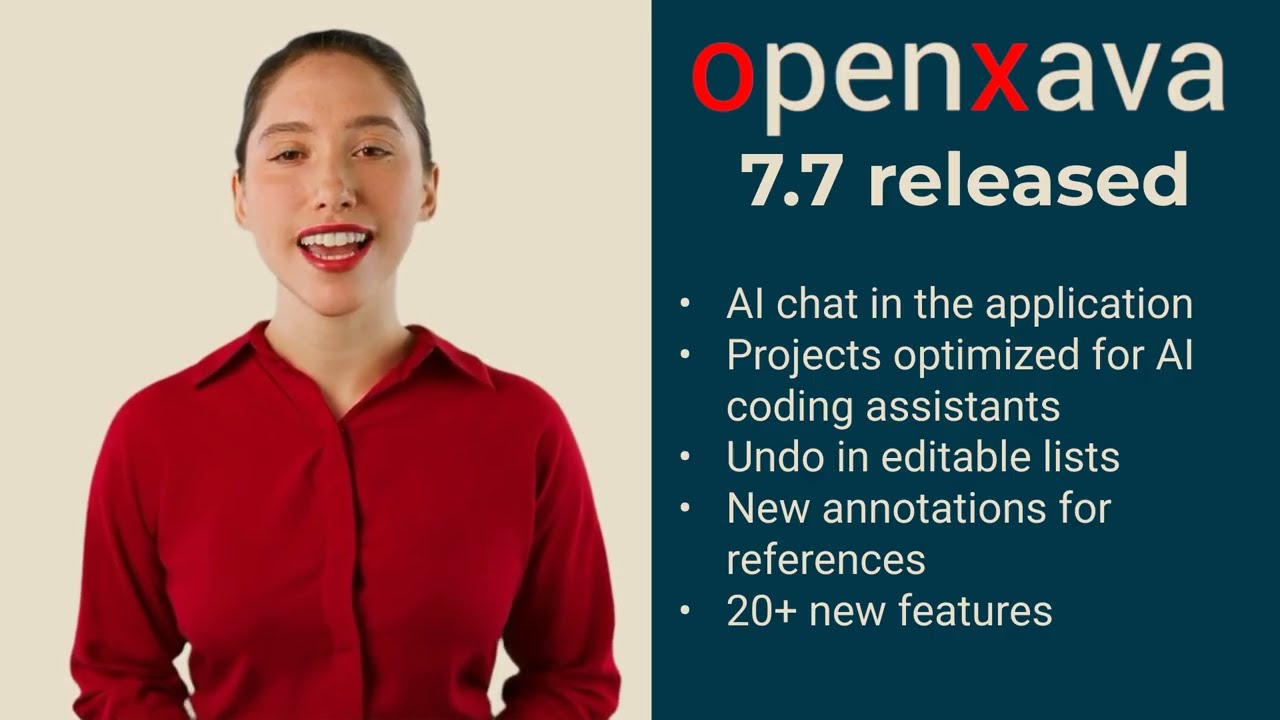 [EN] OpenXava 7.7 released: Automatic frontend for Java