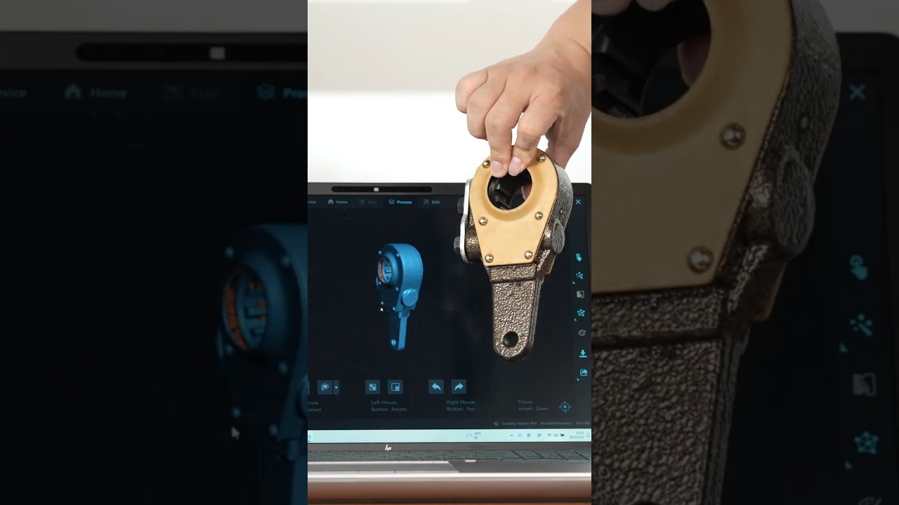 High-Precision 3D Scanning with Creality Raptor Pro for Reverse Engineering & Industrial Design