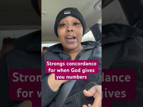 Strongs concordance for when God gives you numbers