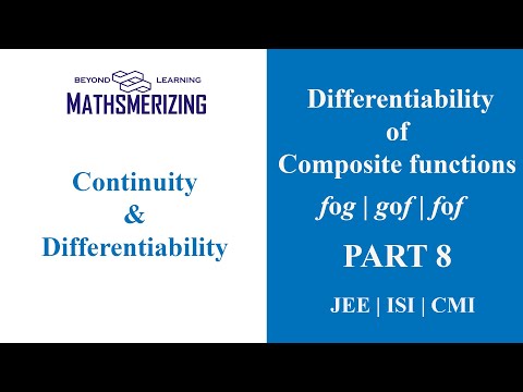 Solved Examples for JEE: Continuity and Differentiability- 1 Video Lecture