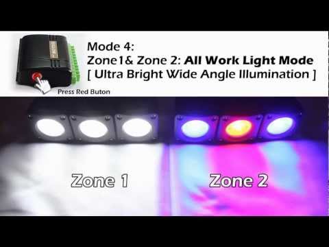 XKGLOW Work Light + Strobe 2-in-1 High Power LED Light Kit 12-24V DC Compatible