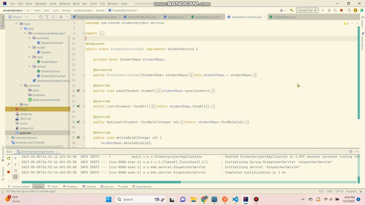 Simple Full Stack CRUD App - Java Spring Boot, React, MySQL