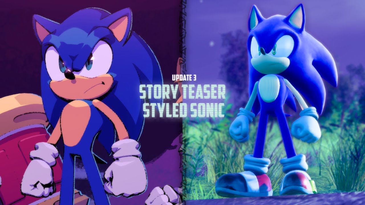 Sonic Frontiers: Update 3 Styled Sonic