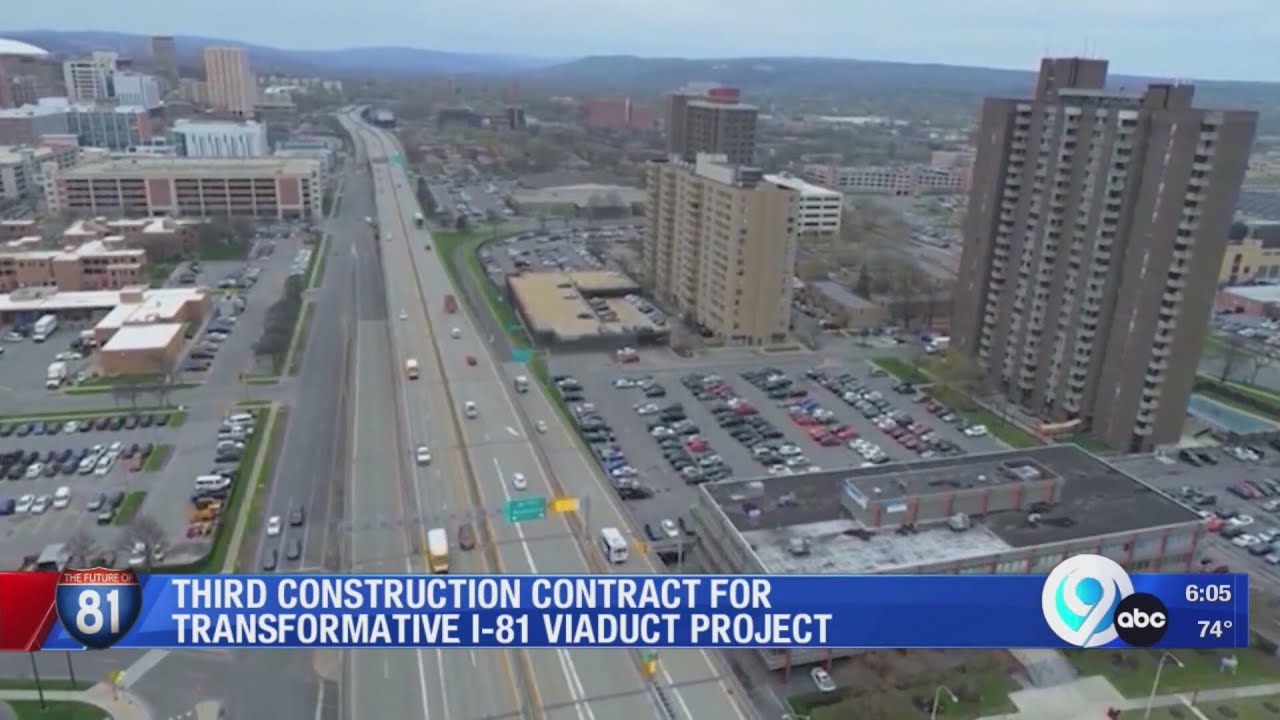 Third construction contract for transformative I-81 Viaduct project