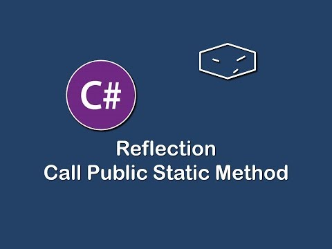 Learn call public static method using reflection in c - Mind Luster