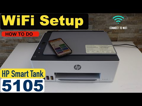 HP Smart Tank 5105 WiFi Setup.