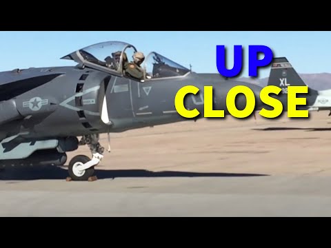 Up Close with Harrier Jets: Phoenix - Mesa Gateway Airport!