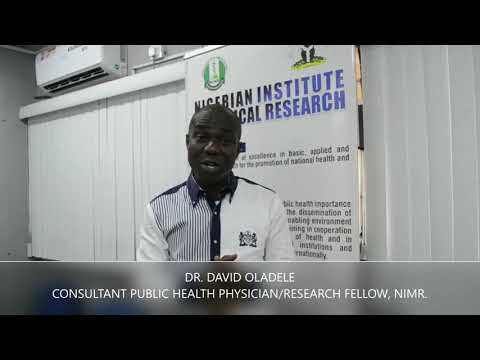 Dr. DAVID OLADELE || NIMR 6TH INTERNATIONAL SCIENTIFIC CONFERENCE