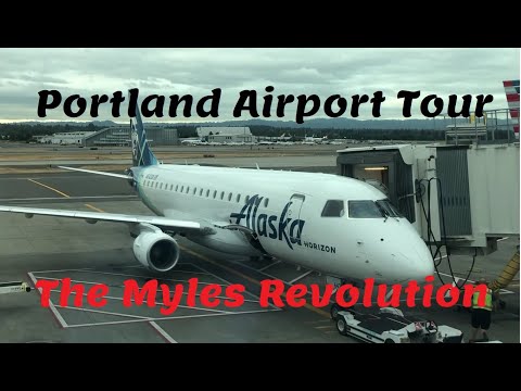 How to Navigate To & Through the Portland Airport/A Virtual Walk-Trough Tour - The Myles Revolution