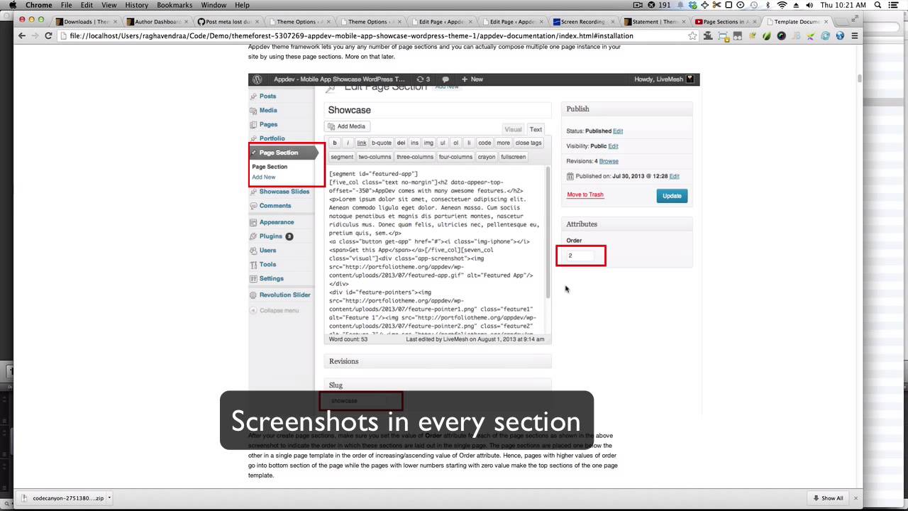 Documentation for Appdev