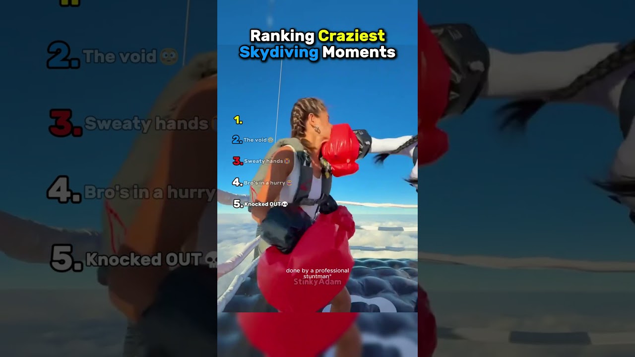 Ranking Craziest Skydiving Moments