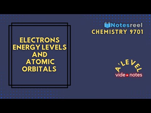Electrons Energy levels and atomic Orbitals | A Level Notes Chemistry 9701