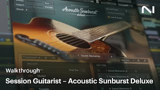 Native Instruments Session Guitarist Acoustic Sunburst Deluxe Virtual Instrument Library - What ...