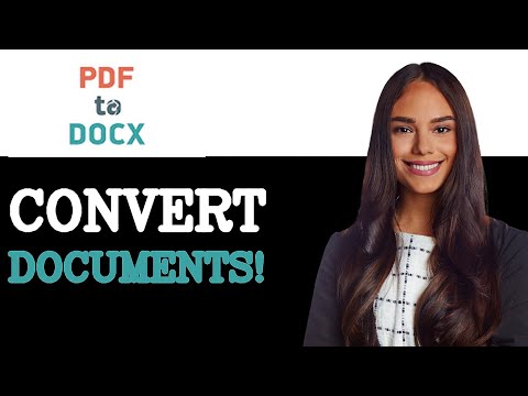 How To Convert PDF To DOCX (2025)