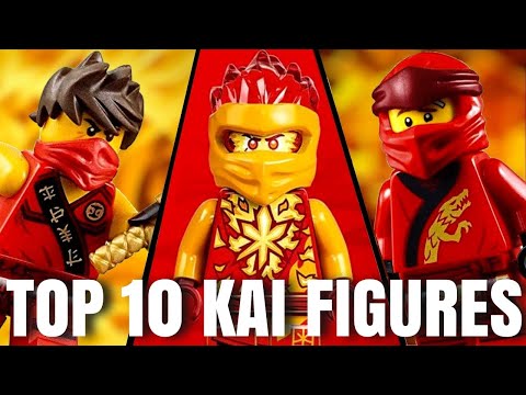 TOP 10 LEGO NINJAGO KAI MINIFIGURES (2011-2022)