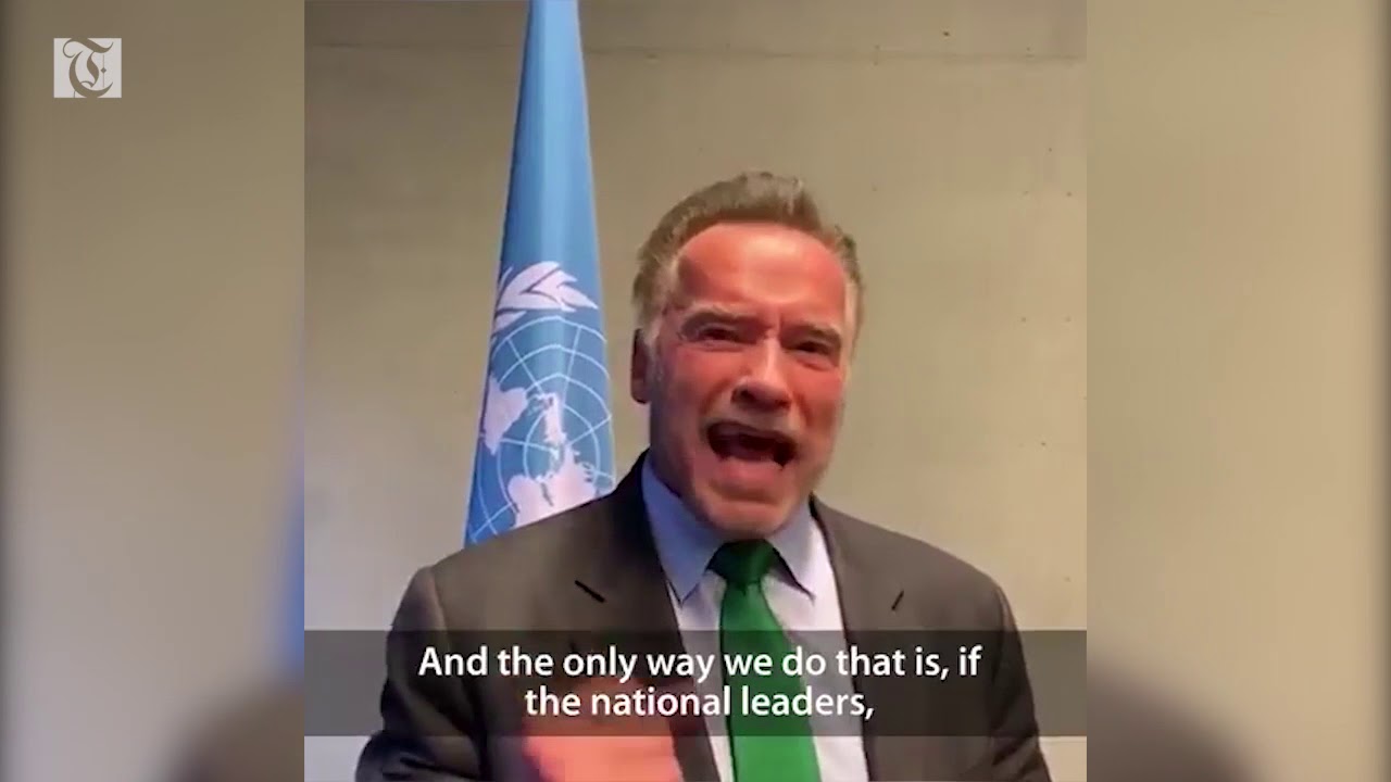 Arnold Schwarzenegger calls for fight against climate change - Times of ...