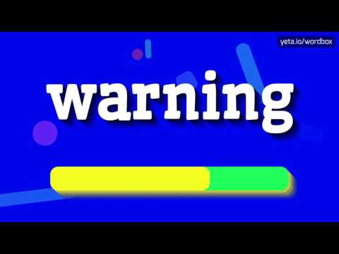WARNING - HOW TO PRONOUNCE IT!?