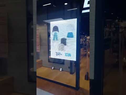 CNS-P4-8 Transparent led film for shoes chain stores