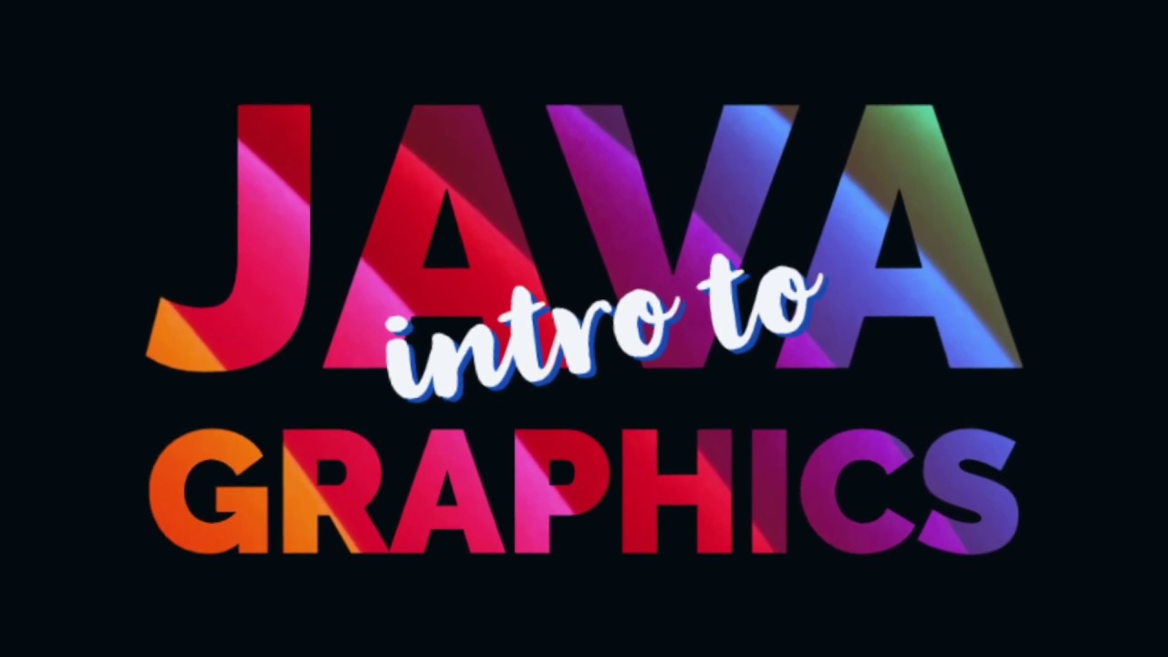 Introduction to Graphics in Java!