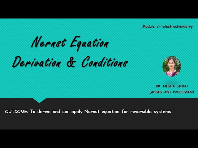 Understanding the Nernst Equation: A Comprehensive Guide | Galaxy