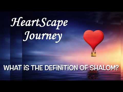 What Is The Definition of Shalom?
