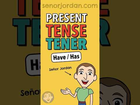 Spanish Bite - How to say “have / has” in Spanish (tener) #spanishverbs #spanish