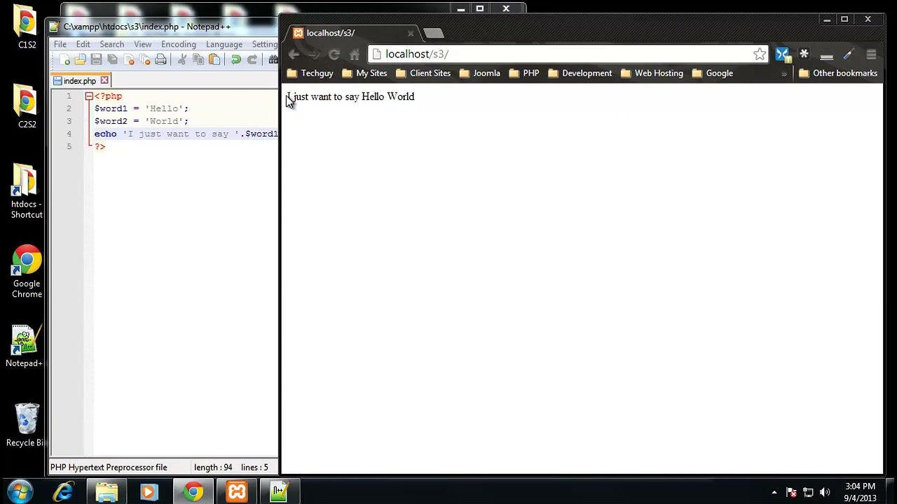 php and mysql chapter 3 php variables and arrays