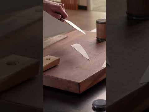 Sharpening Japanese knives with Horl Rolling Knife Sharpener