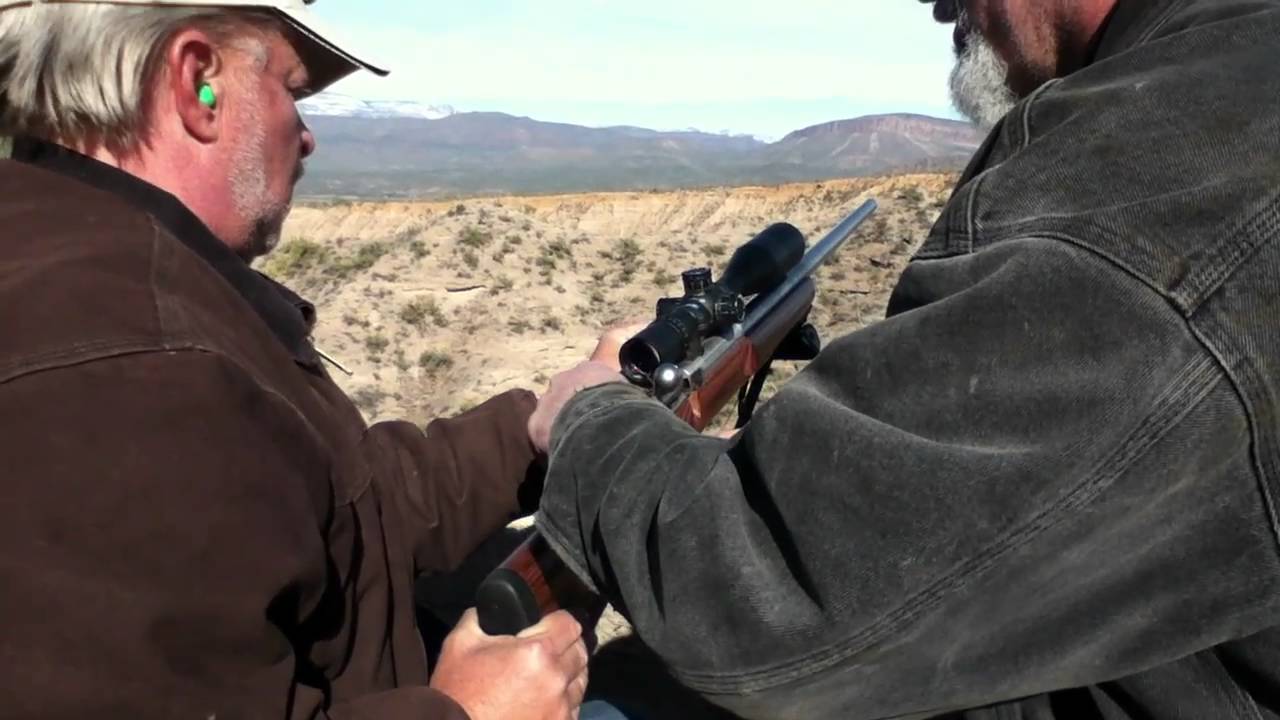Savage model 12 Long Range Target Rifle 22-250 at 700 yards
