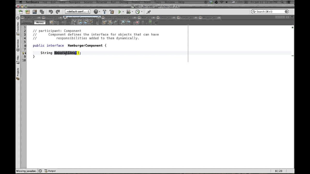 decorator design pattern